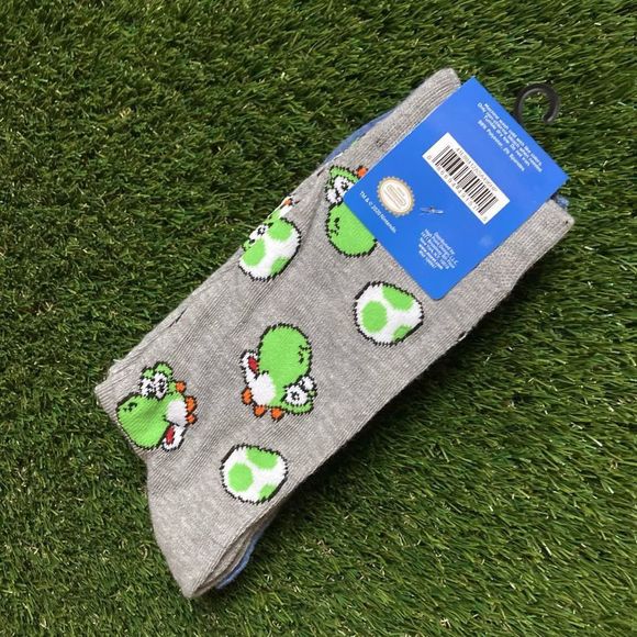 Nintendo | Underwear & Socks | Super Mario And Yoshi Crew Socks 2 Pairs | Poshmark